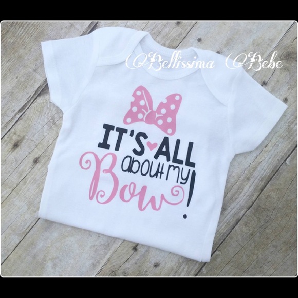 Handmade | One Pieces | 24 Mo Handmade Minnie Mouse New Bodysuit | Poshmark